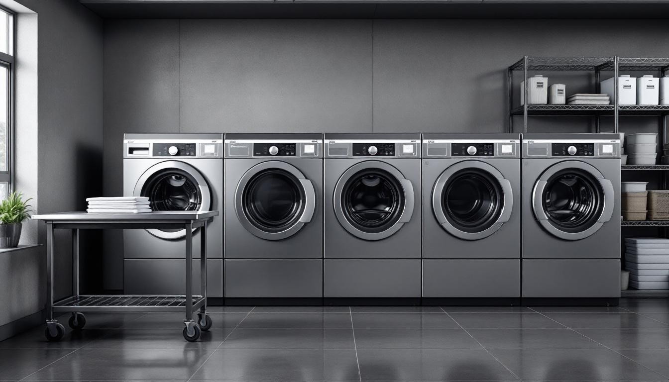 Máquinas de lavandería comerciales Electrolux para uso empresarial ...